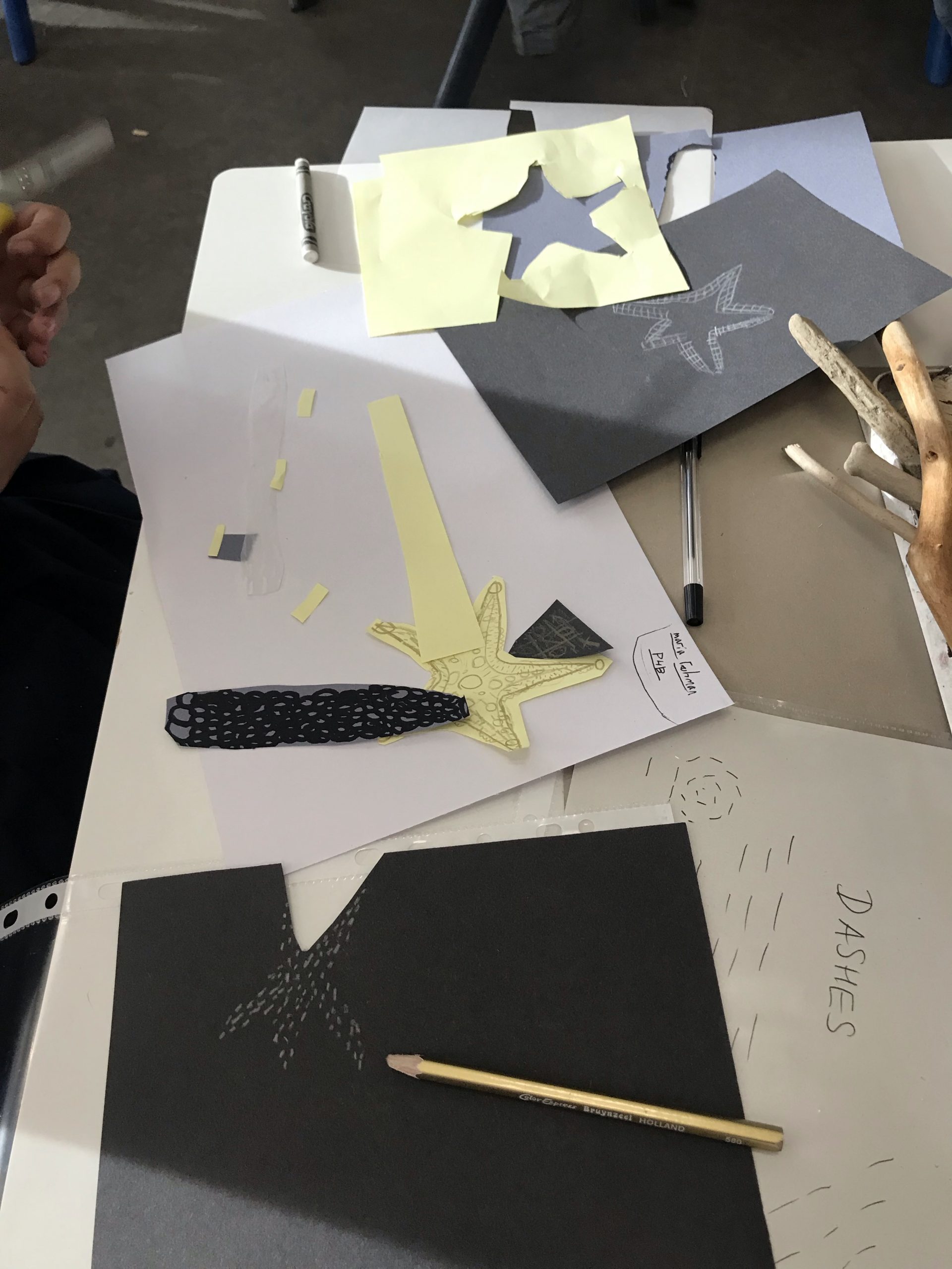 P4 Observational Drawings - Portobello Art School